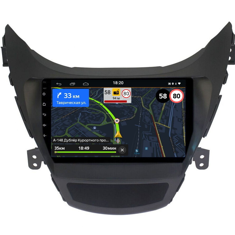 Магнитола CRS-300 Хендай Элантра 5 Hyundai Elantra 5 (MD) 2011-2014 с Android 13 - DSP 36 полос