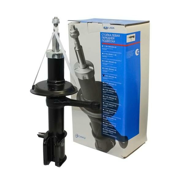Амортизатор газовый ВАЗ-2108-09,15 передний левый "спорт" (стойка) (фирм. упак. LADA)