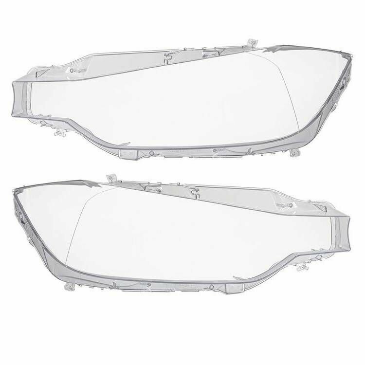 Стекла для фар BMW 3 серии F30 дорест. 2011-2016 (Комплект 2шт), стекла фар БМВ Ф30