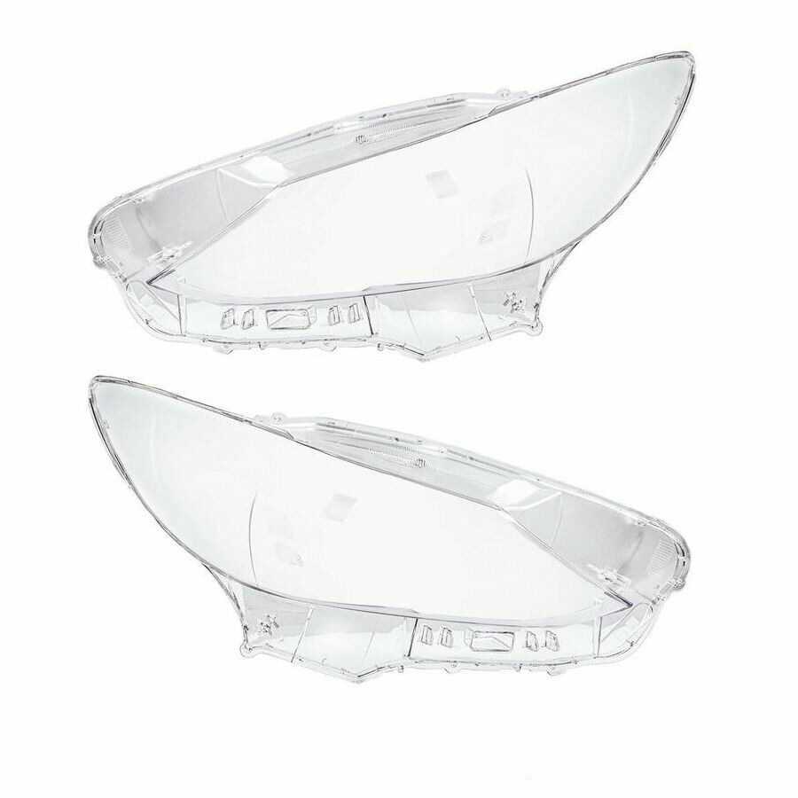 Стекла для фар Mazda 6 III GJ рест. 2015-2018 (Комплект 2шт), стекло фары Мазда 6 GJ