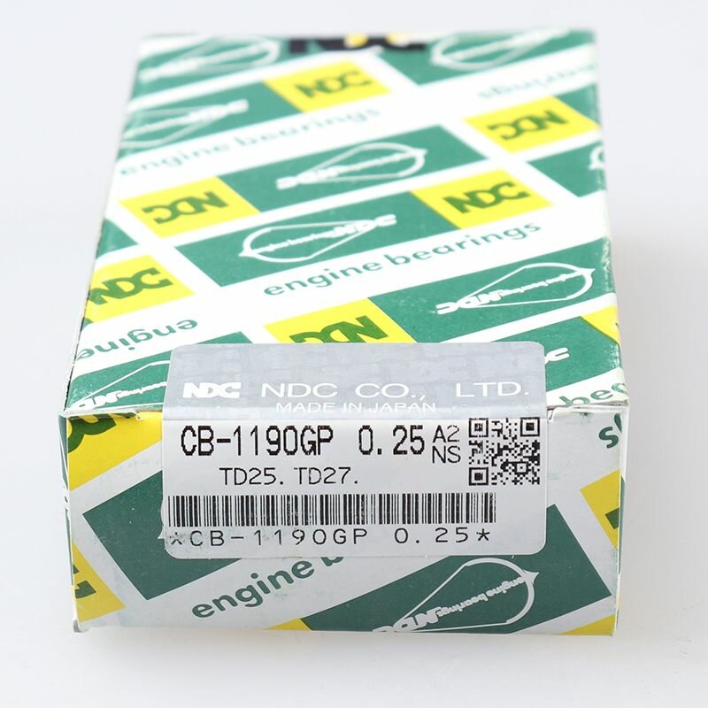 Вкладыши шатунные (ремонт 0.25) NISSAN 12111-43G00 TD23; TD25; TD27 CB1190 NDC