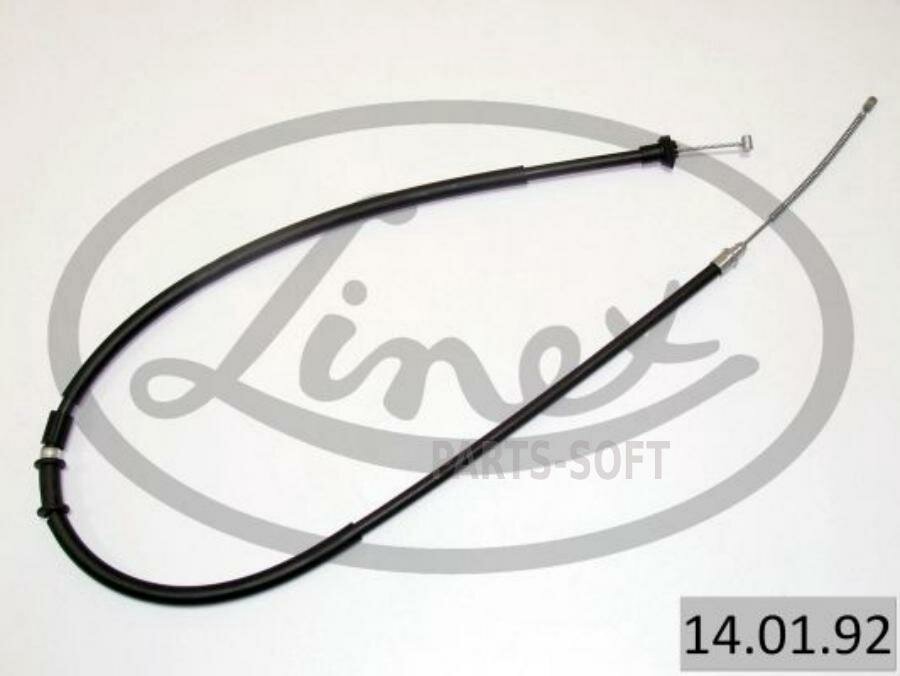 Трос стояночного тормоза прав FIAT: NUOVA/NEW PANDA ALL 1-1.2-1.3 MULTIJET-REAR (RH/DX) LINEX арт. 14.01.92