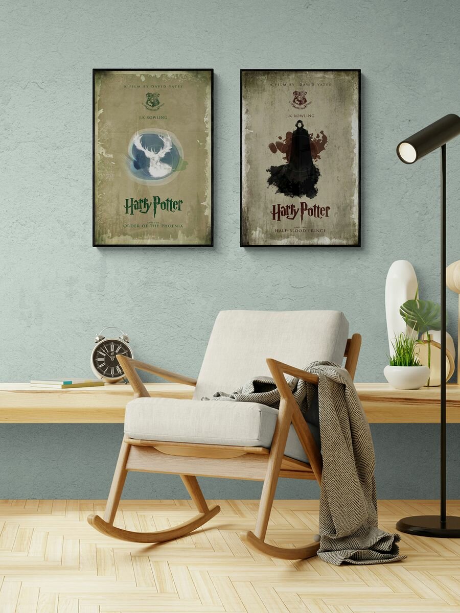 Набор из двух постеров Гарри Поттер. Часть 5-6