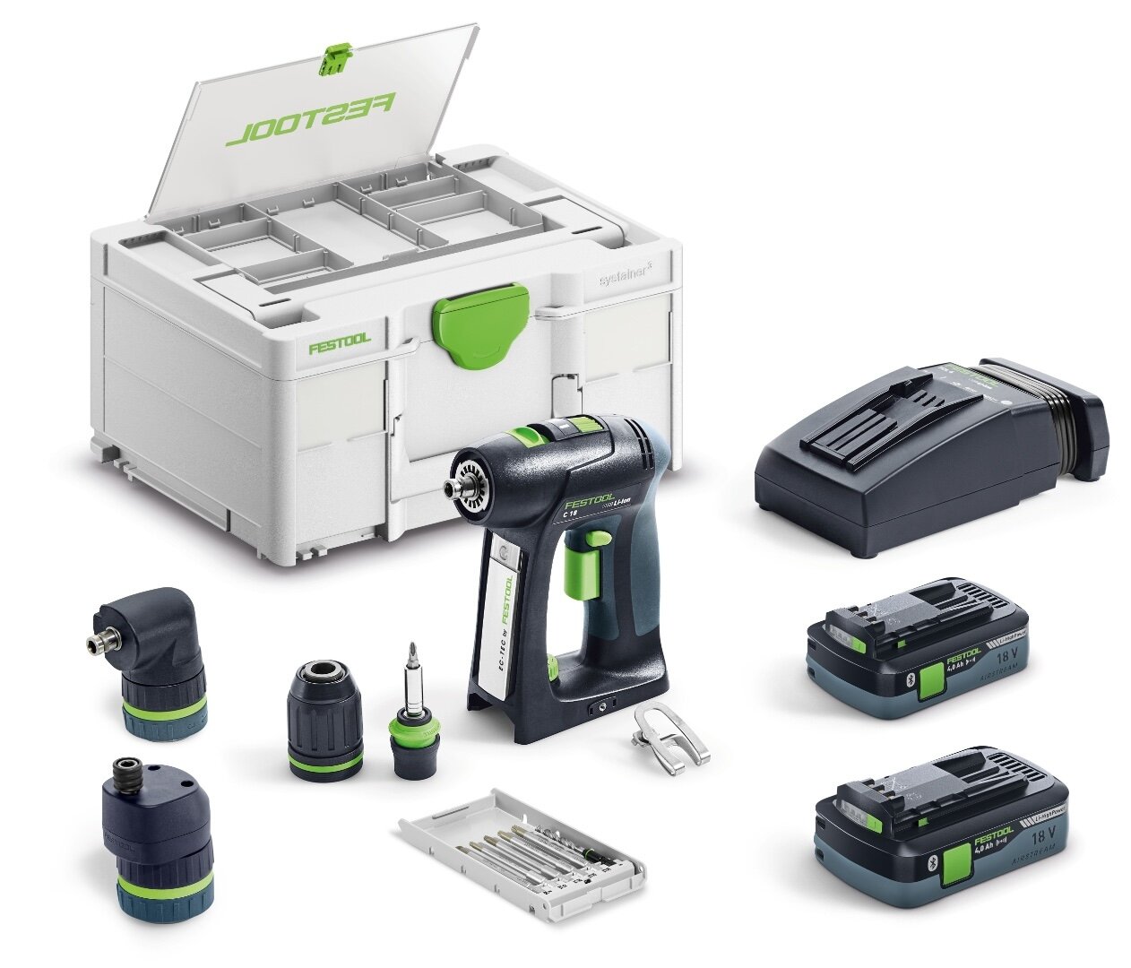 Аккумуляторная дрель-шуруповёрт Festool C 18 HPC 4,0 I-Set
