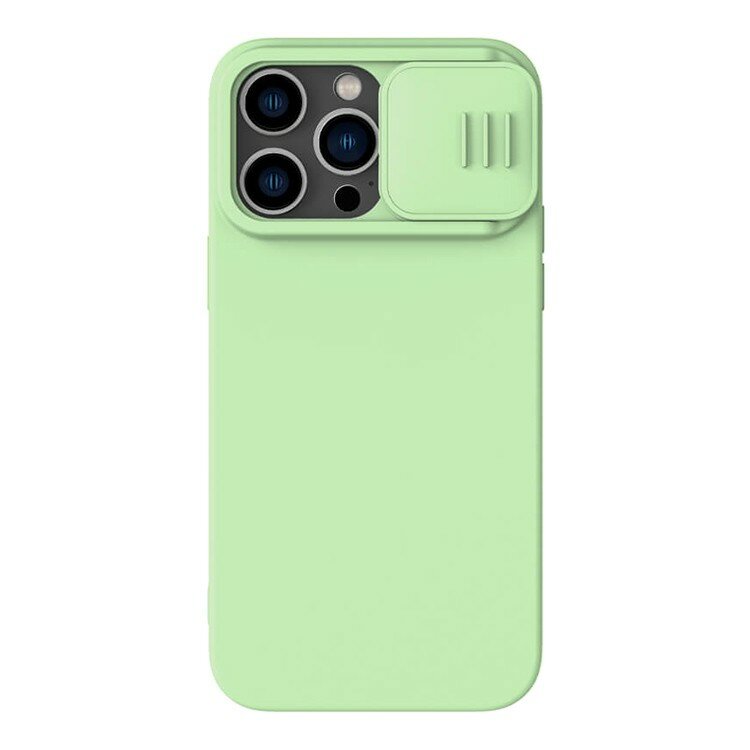 Nillkin силиконовый чехол с защитой камеры для iPhone 14 Pro, CamShield Silky Mint Green