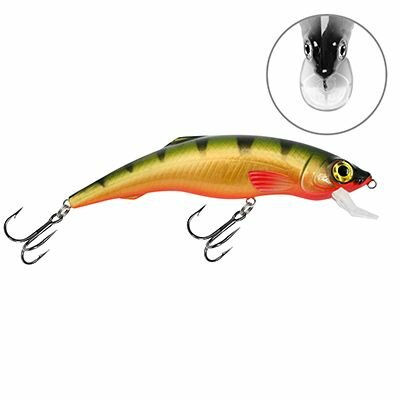 Воблер для рыбалки AQUA плут SR 110mm, вес - 20,0g, цвет 048 (окунь), 1 штука