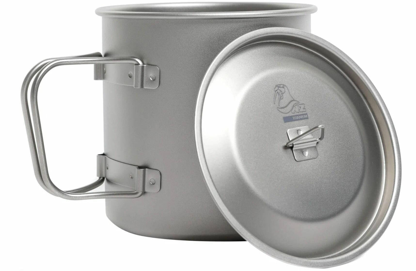Походная кастрюля с крышкой 650 мл из титана Kovea NZ Ti Cup 650 ml TM-650W