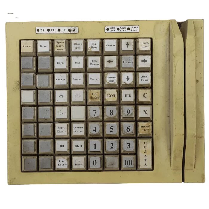 Pos-клавиатура Штрих-м РКВ 64-R