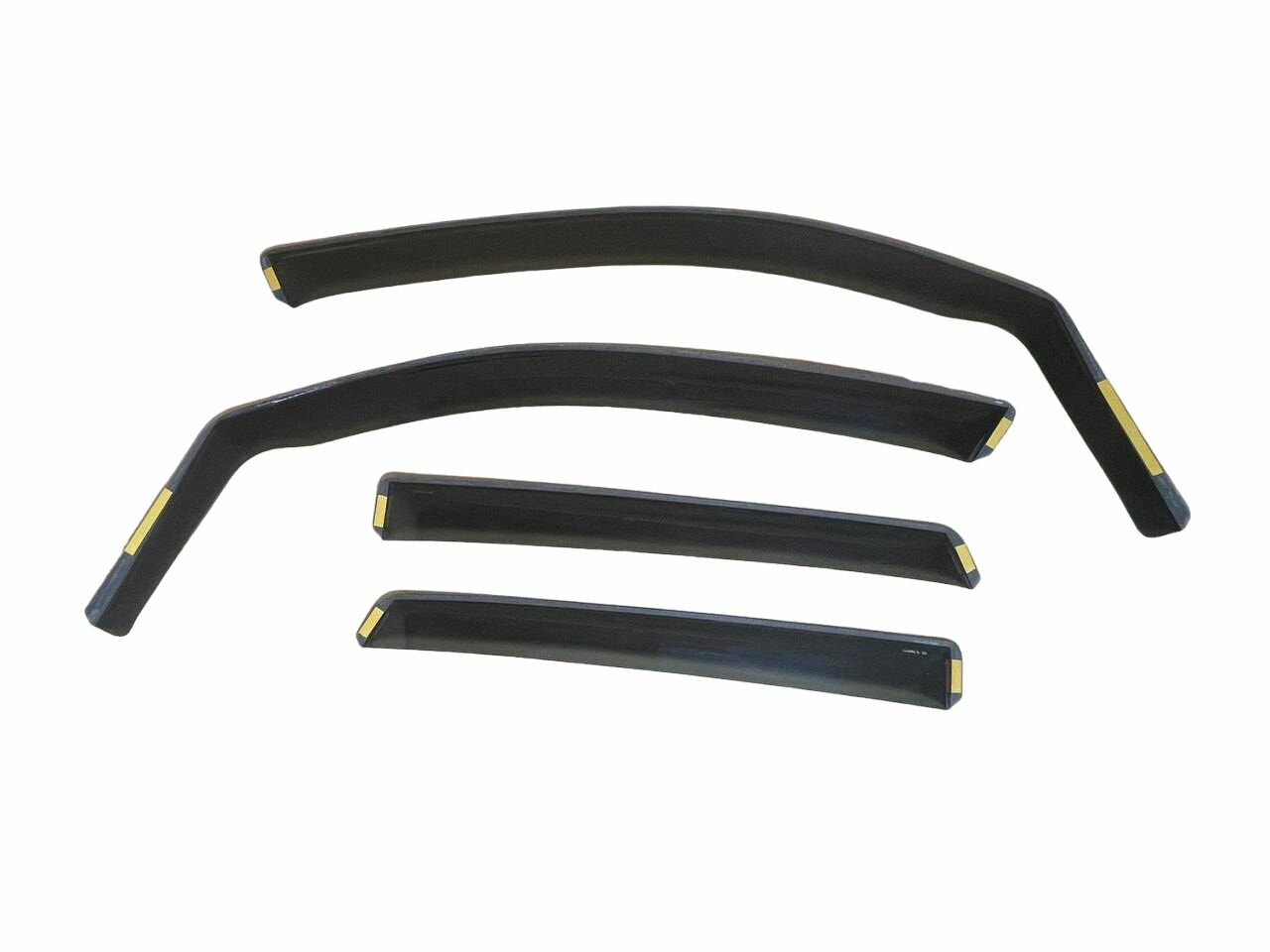 Дефлекторы окон (ветровики) на Volkswagen Touareg II (2018->) (вставные)