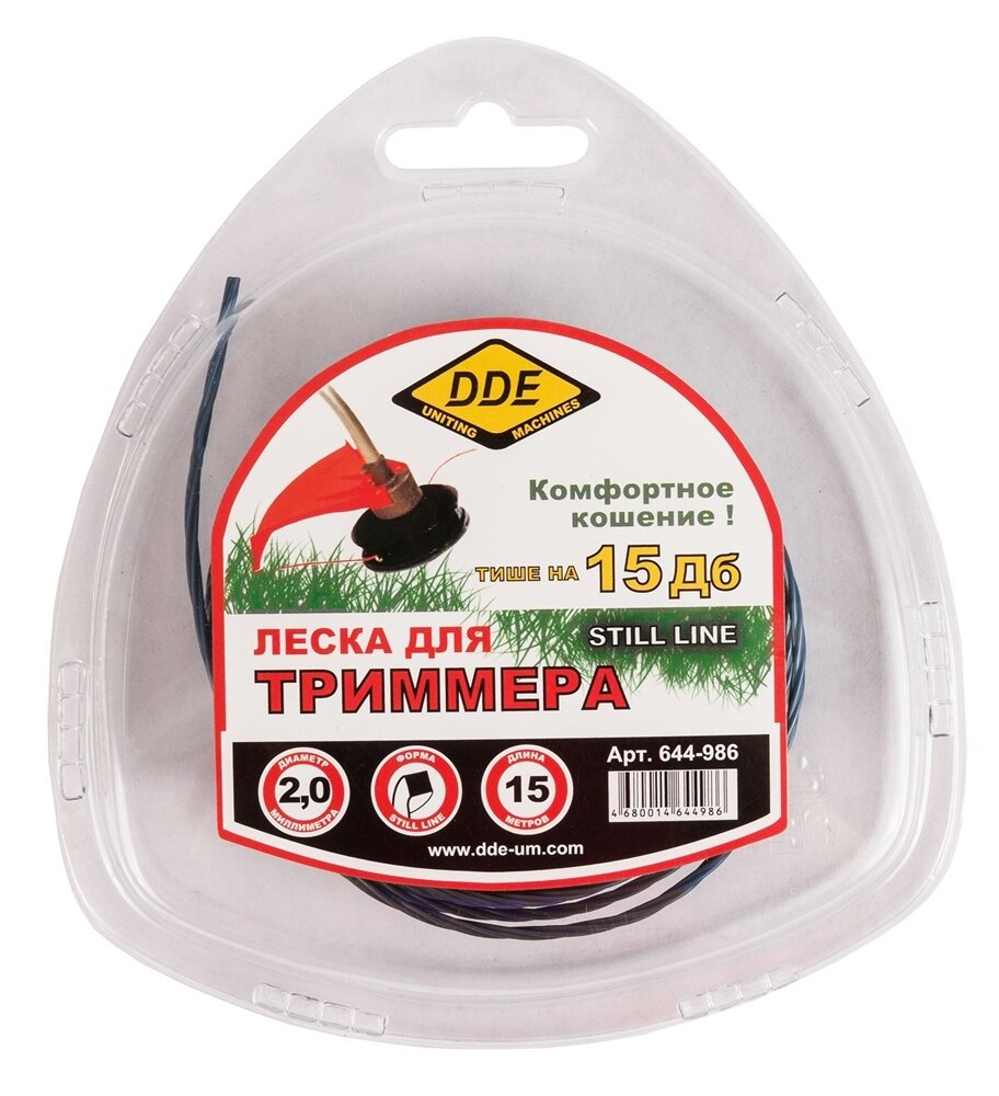 Леска для триммера DDE Still line 2,0мм *15 м. Витая