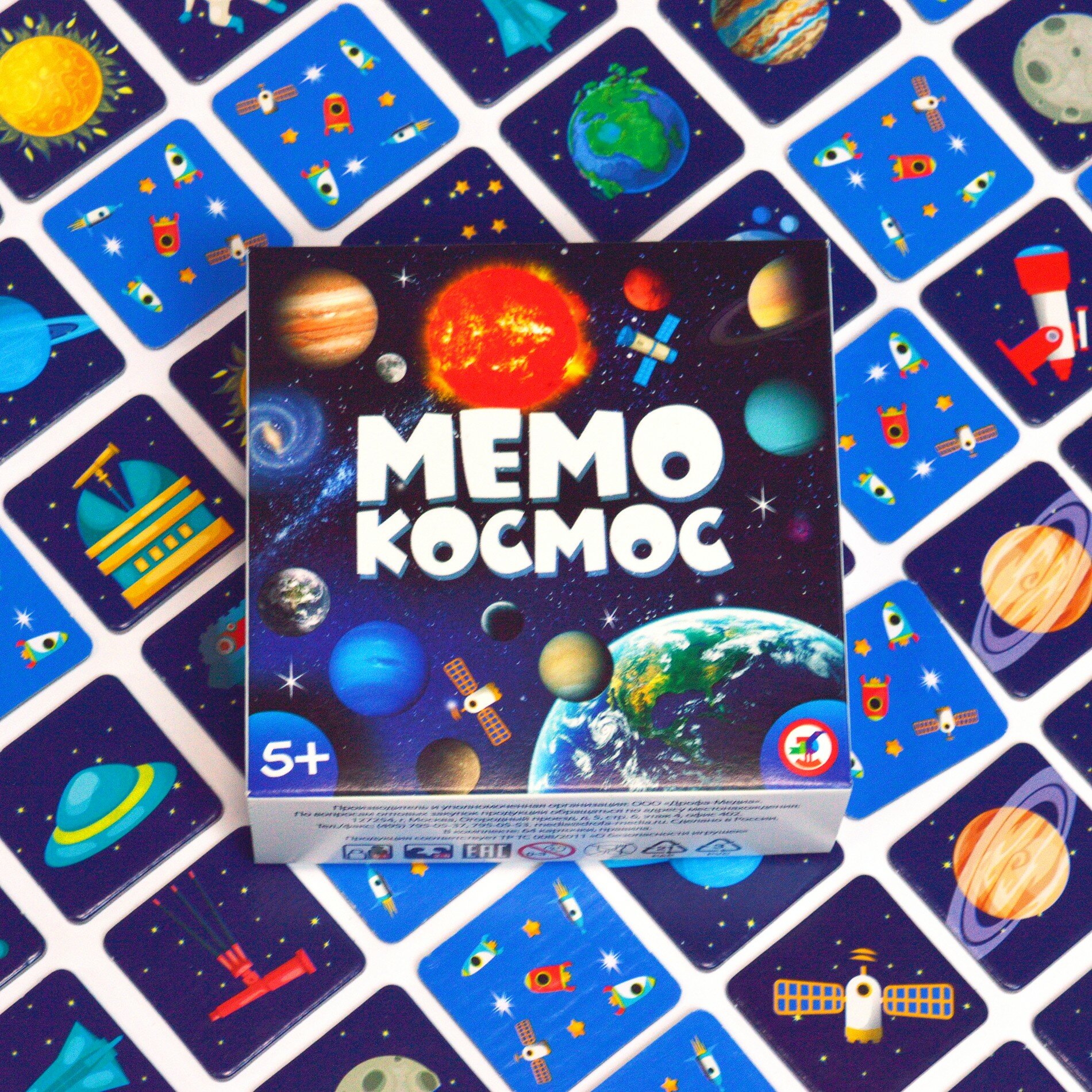 Игра настольная Мемо Космос — фото 1