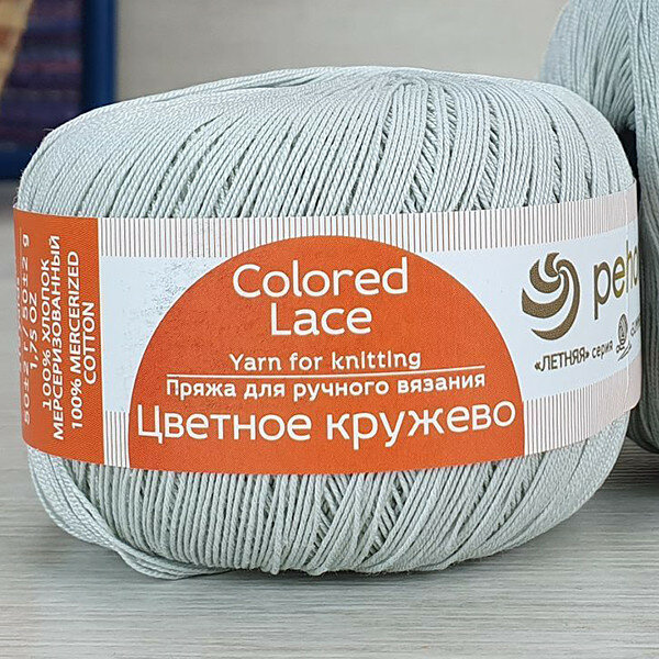 Пряжа Пехорка цветное кружево 276 перламутр (4 мотка)