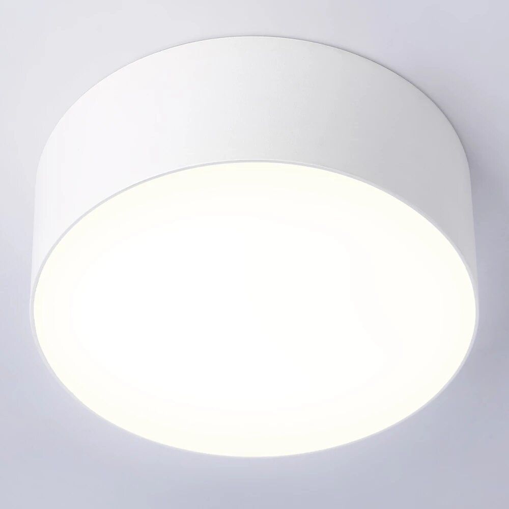 Потолочный светодиодный светильник FV5511 WH белый LED 15W 3000K D120*58 (Без ПДУ)