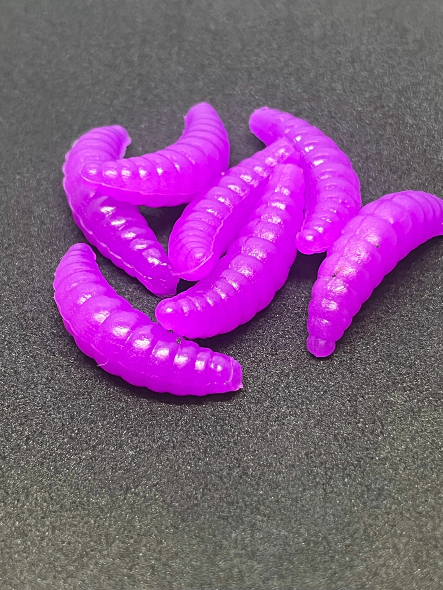 Светонакопительная силиконовая приманка. Maggot 1.3 ФиолетовыйСН