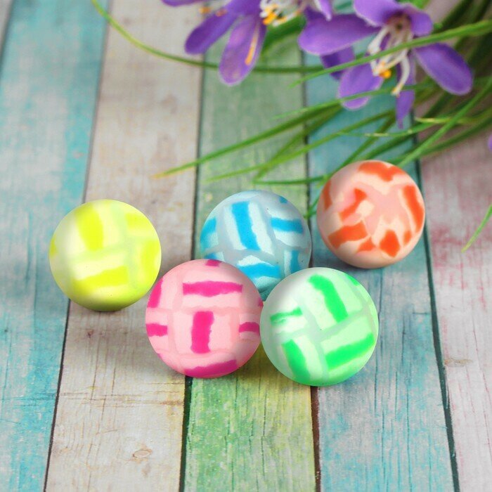 Мяч каучуковый Трещины, 2,5 см, 250 шт.