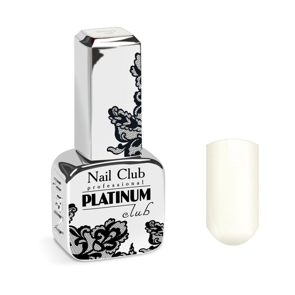 Nail Club Эмалевый гель-лак для ногтей с липким слоем PLATINUM CLUB 159 Pearl Gem, 13 мл.