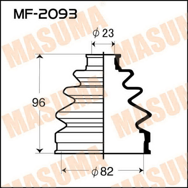 MASUMA MF2093 пыльник шруса наружного\ Honda (Хонда) Accord (Аккорд) 1.6i / 1.8 / 2.0i 83