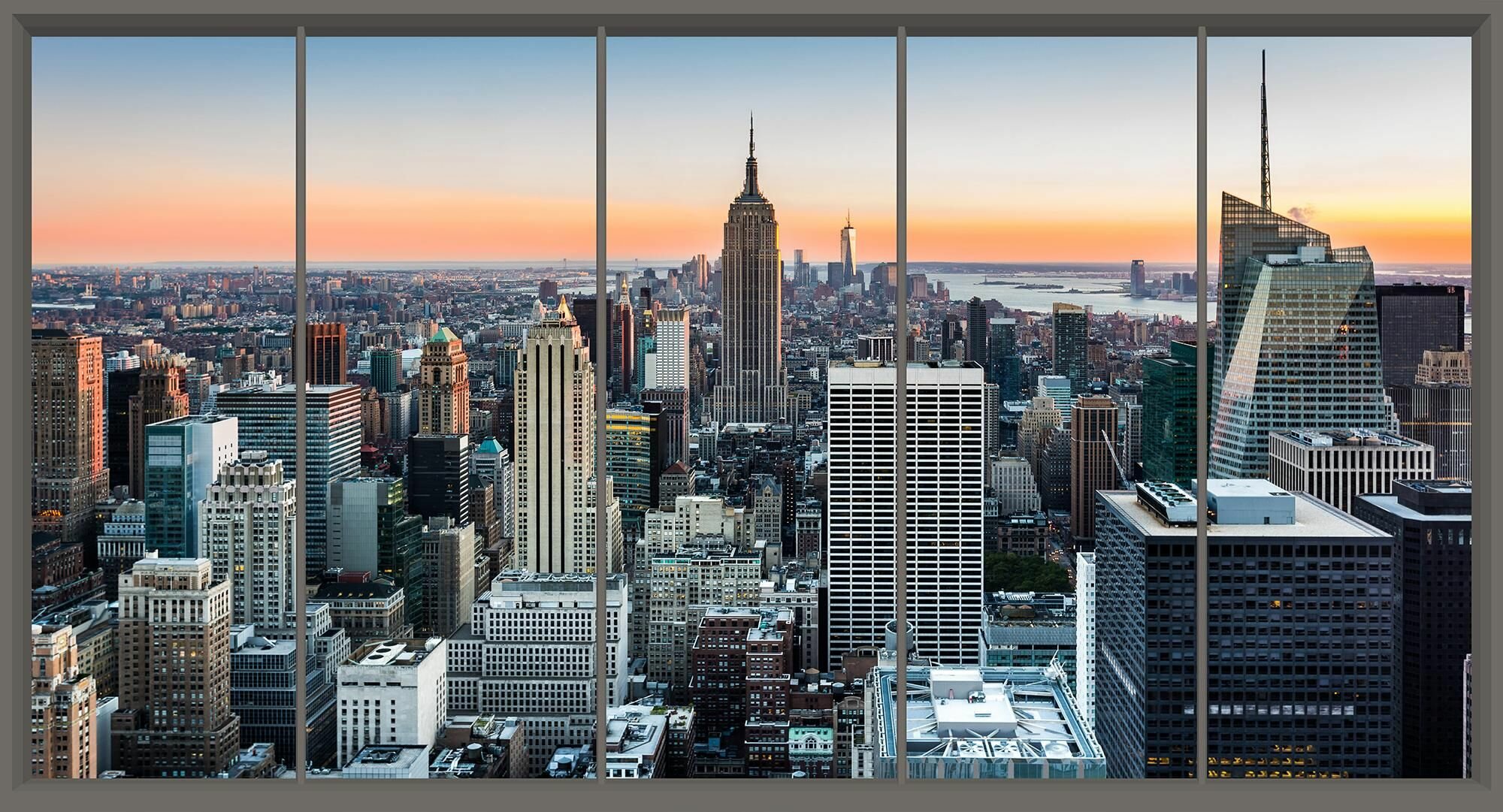 Фотообои Z-400 Вечерний Нью-Йорк 2 500х270 DIVINO