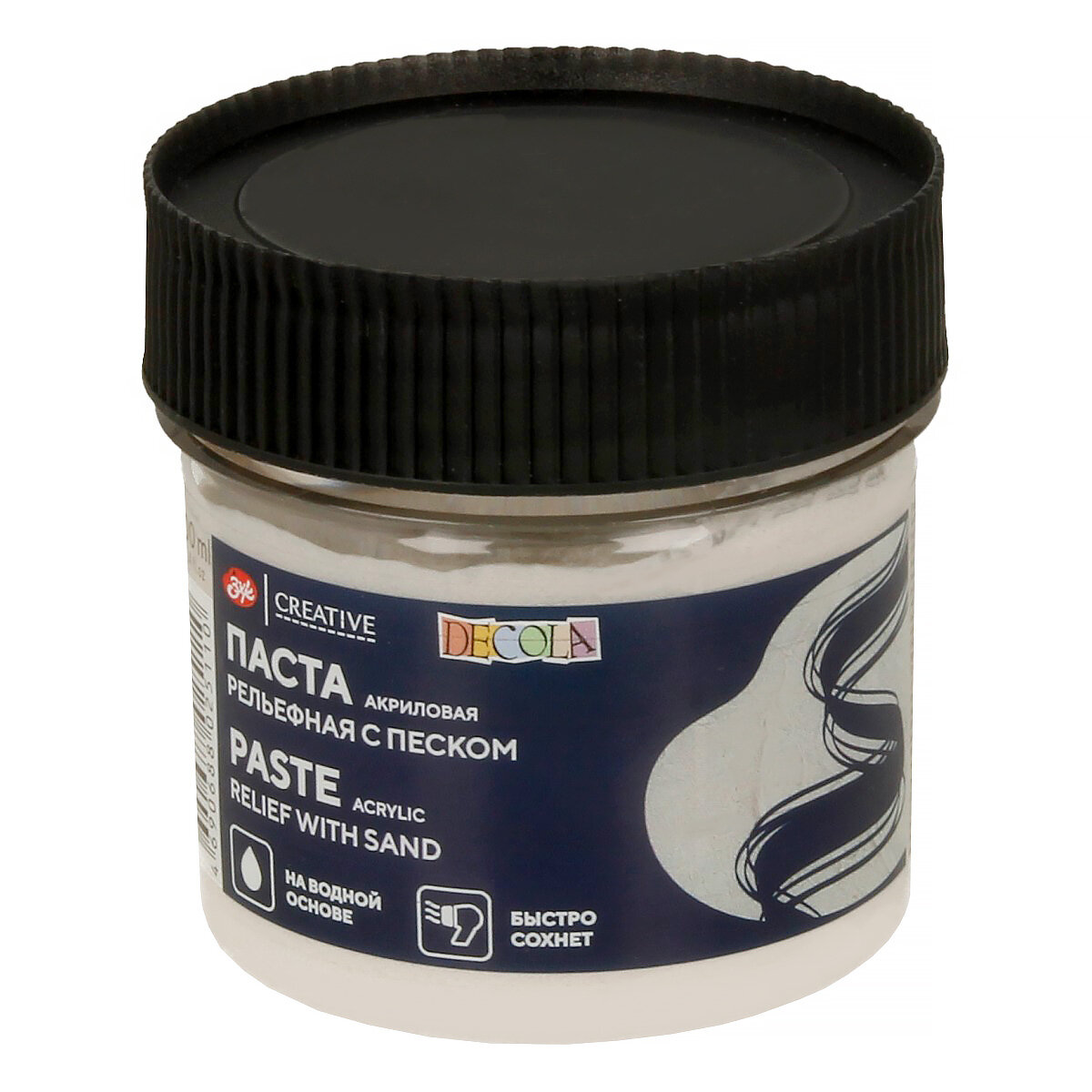 DECOLA Паста текстурная акриловая с песком для декоративно-прикладного творчества 100 мл