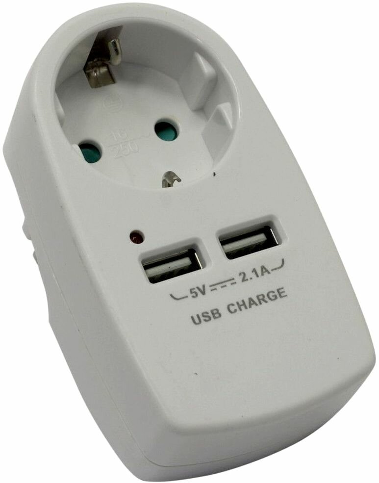 Сетевой переходник старт SA 1-ZD-2USB (4670042087121)