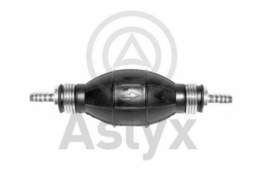 ASLYX AS200625 Насос топливный подкачивающий (груша) 10мм прямой метал. штуцер