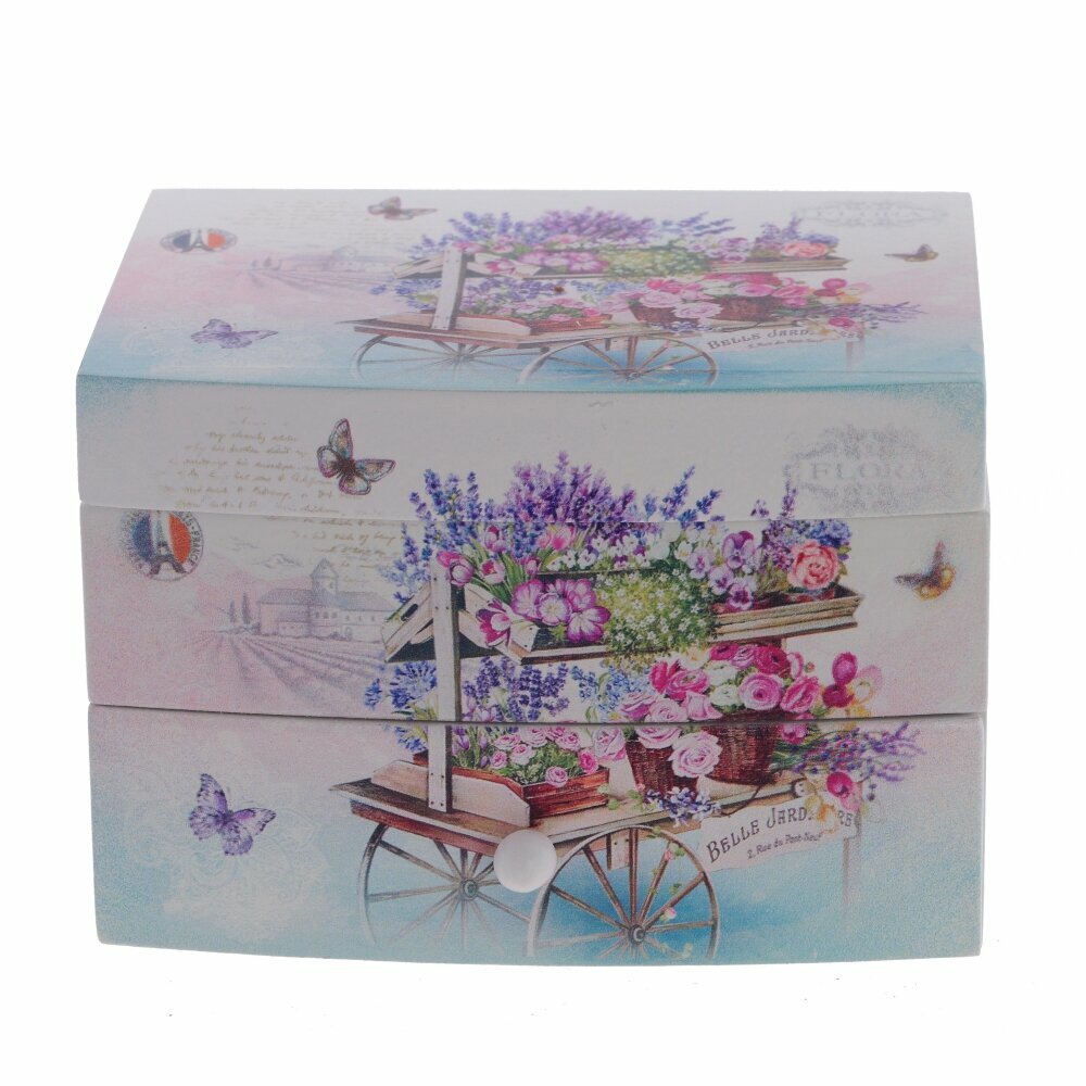 Шкатулка для украшений музыкальная, 13х10х9 см KSM-800441