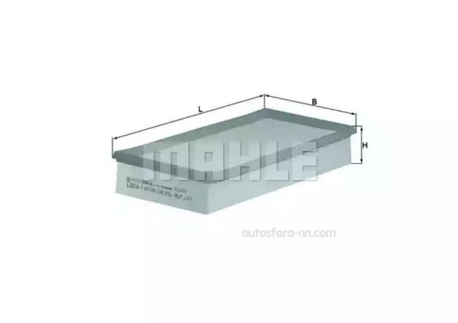 MAHLE LX5141 Фильтр воздушный Volvo S40 I/V40 1.9Di/TD D4192T/2 95>
