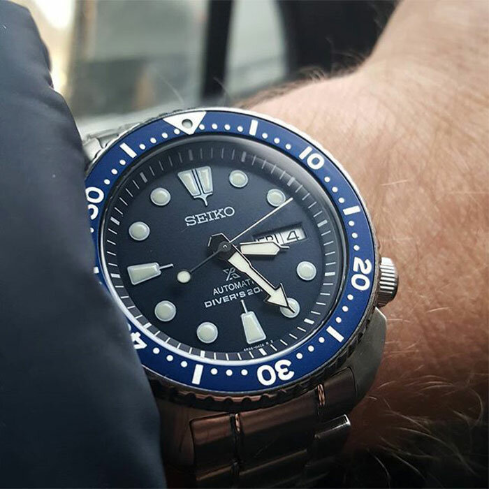 Наручные часы SEIKO Prospex, синий, серебряный — фото 1