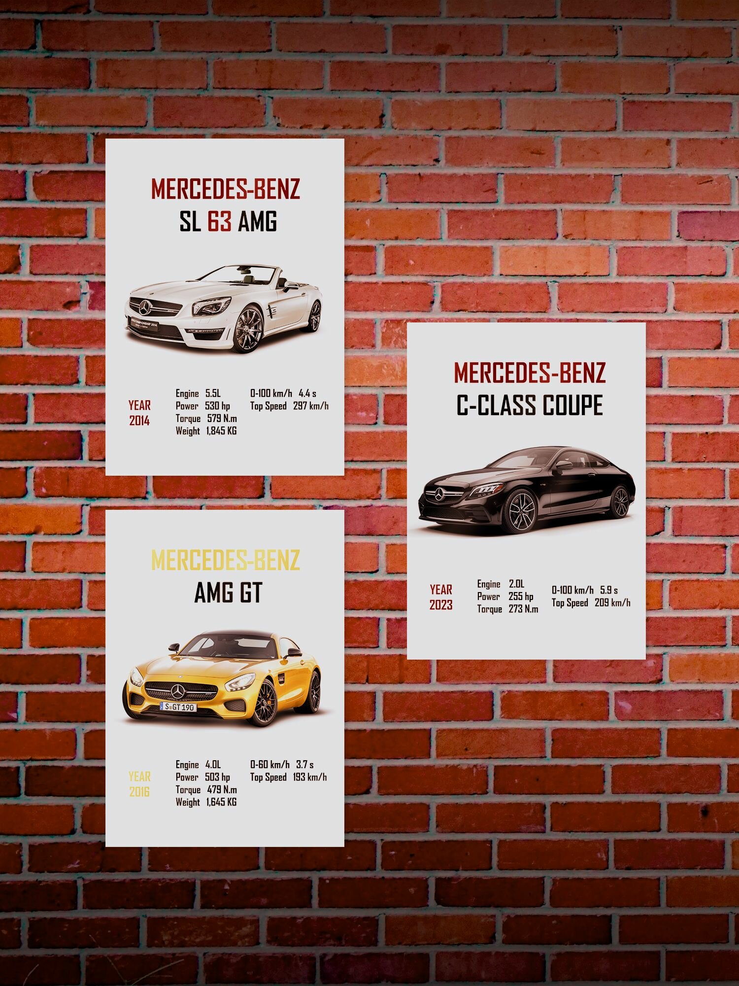 Постеры на стену Мерседес машины — фото 1