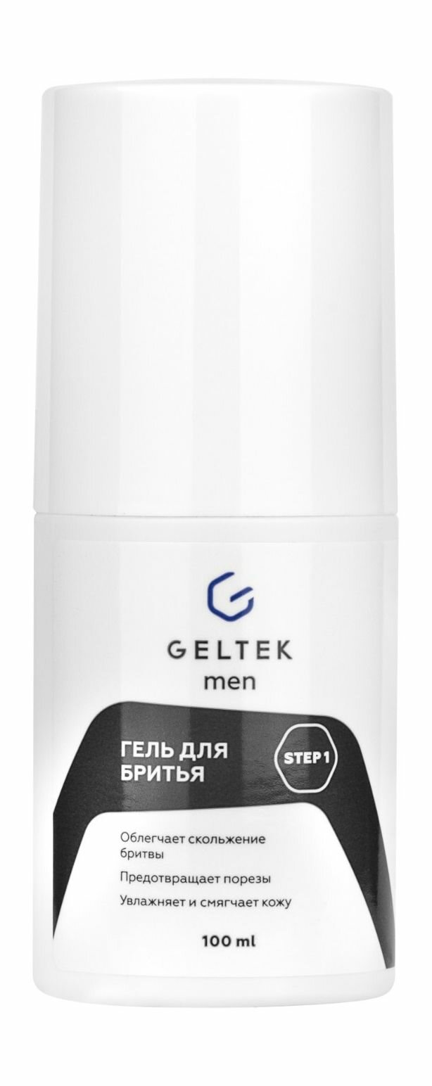 Гельтек Гель для бритья Geltek Men, фл. 100 мл