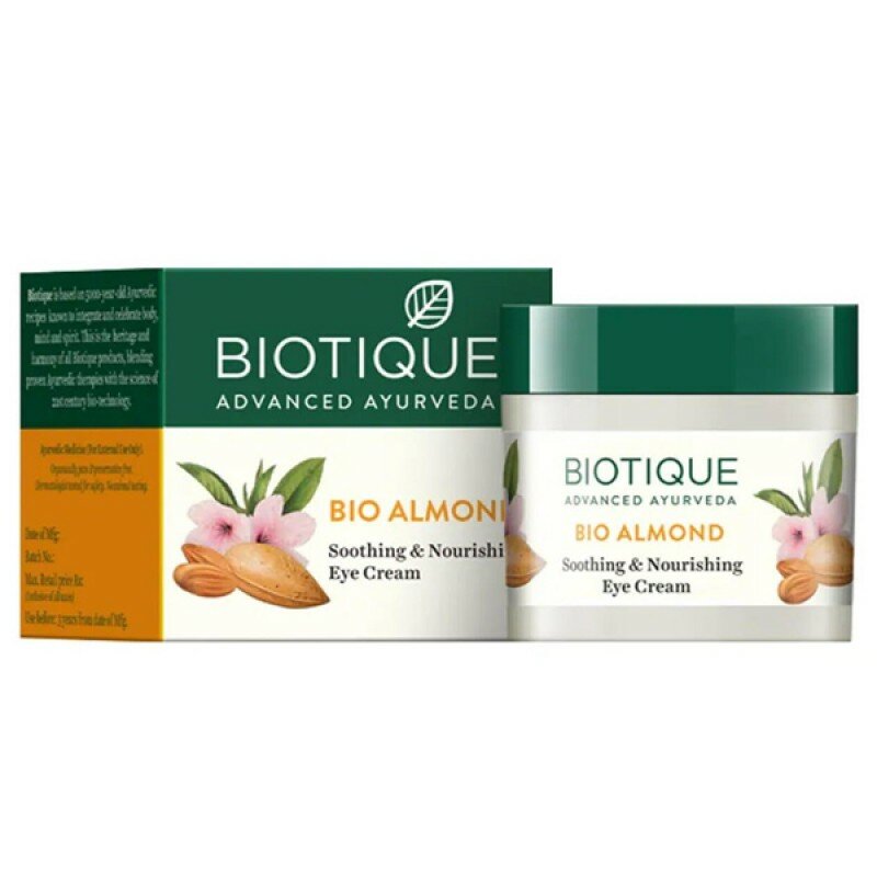 Крем вокруг глаз Успокаивающий и питательный Биотик (Soothing and Nourishing eye cream Biotique), 15 грамм