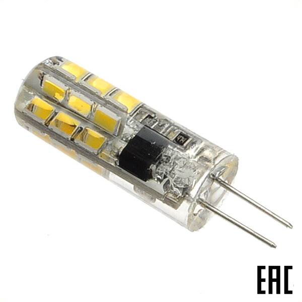 Лампа светодиодная "капсула" теплый белый свет 2.5Вт 71347 NLL-S-G4-2.5W-230V-3000K Navigator (6 шт. в комплекте)