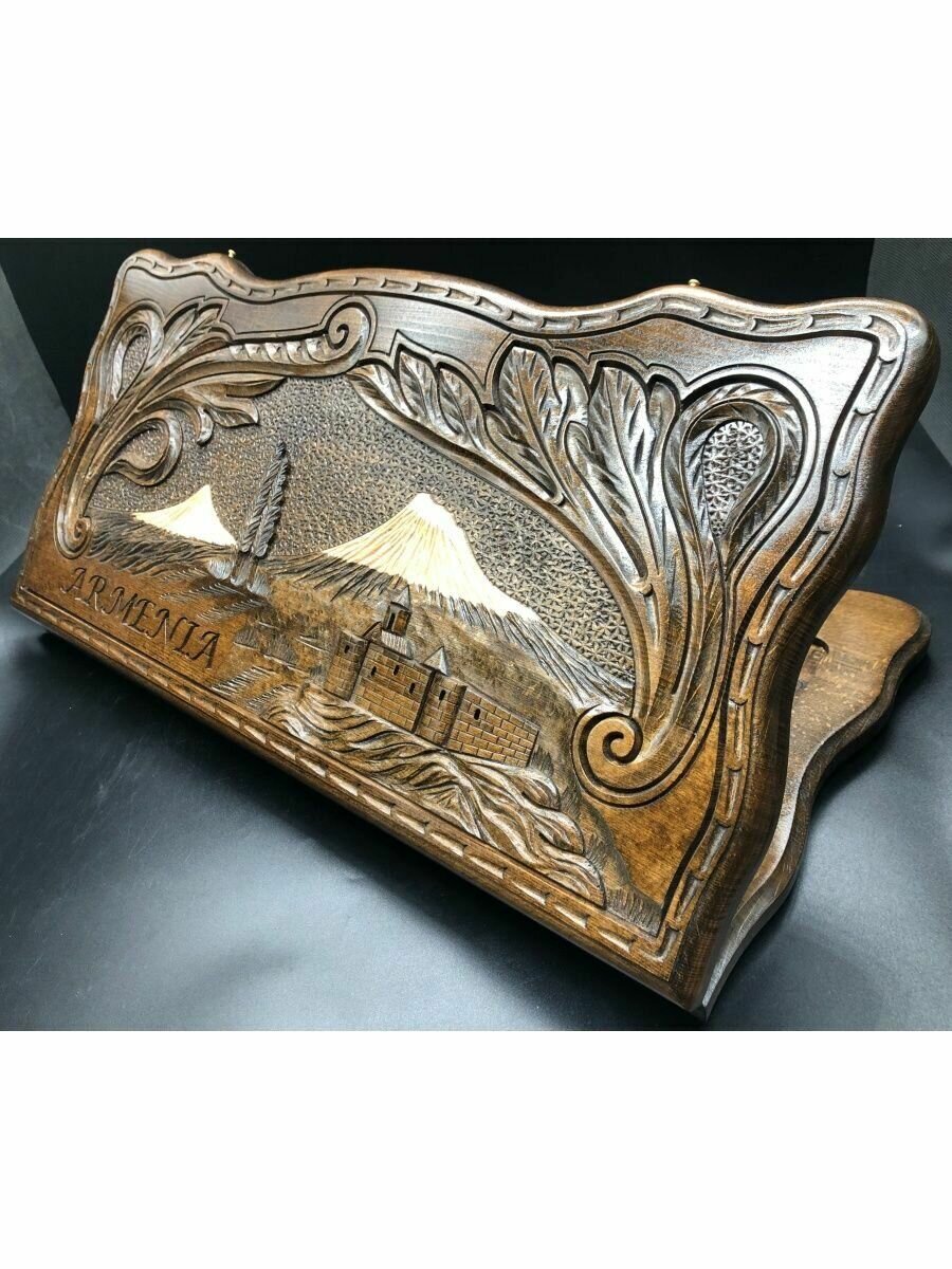 Нарды резные авторские "Армения" большие 60х60 см