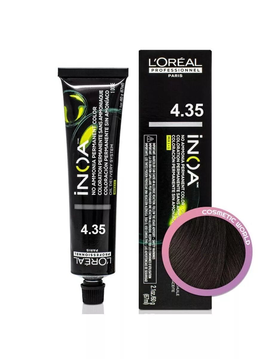 Loreal INOA 4.35 - Краска Иноа 60 мл — фото 1