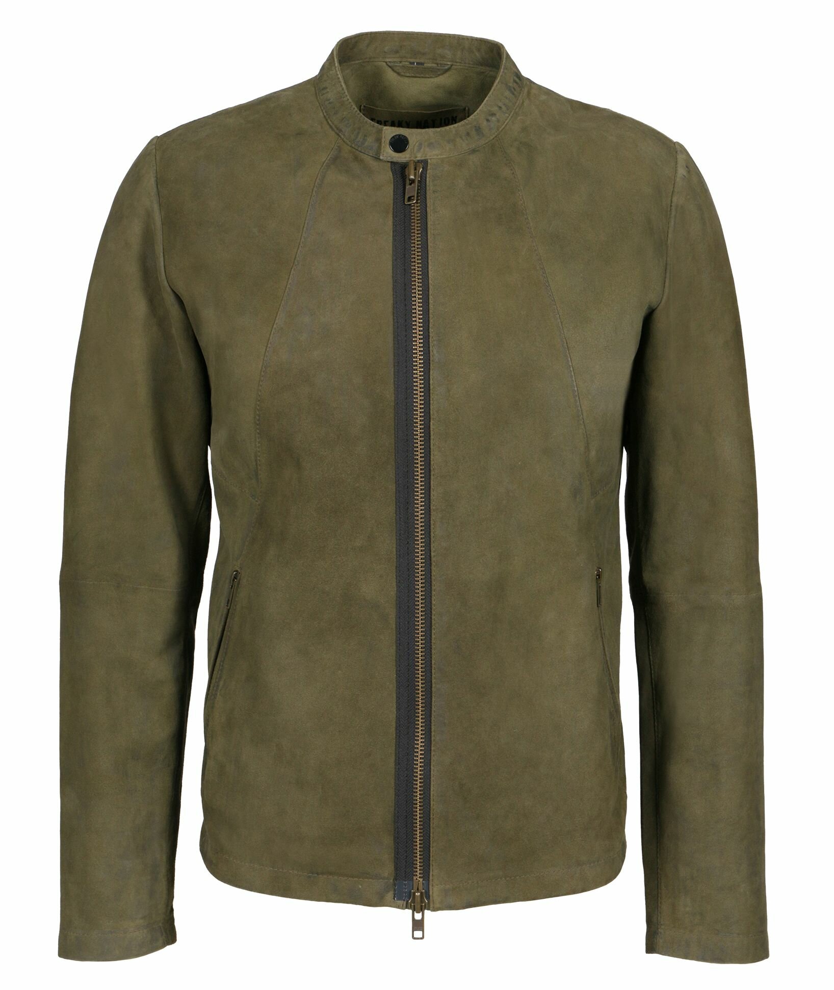 Куртка кожаная Весна-лето 2024