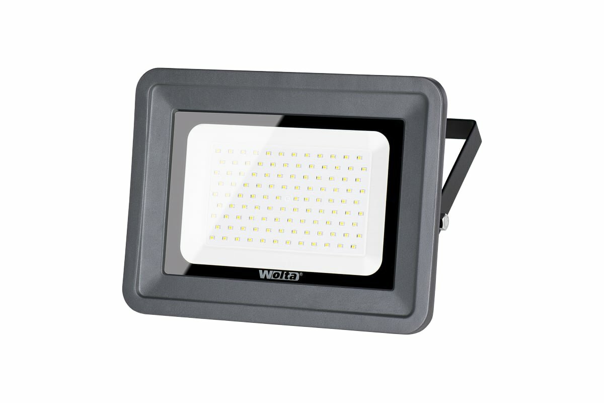 Wolta WFL-100W/06 светодиодный прожектор 5700K 100Вт IP65 IK08 SMD серый для улиц
