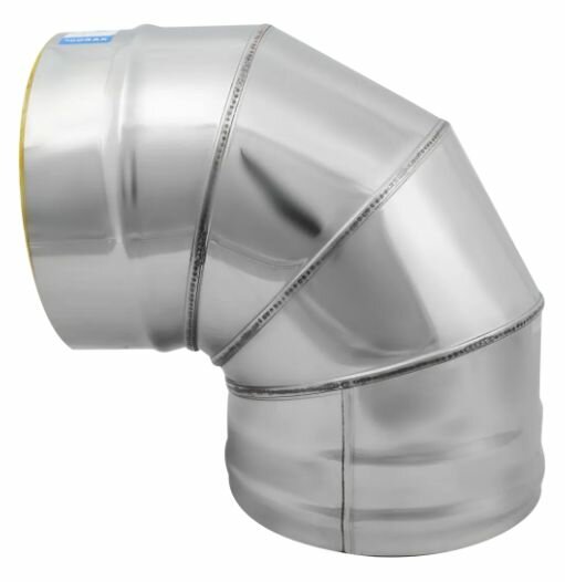 Отвод утепленный Corax 90 D115x200 430/0.8 мм