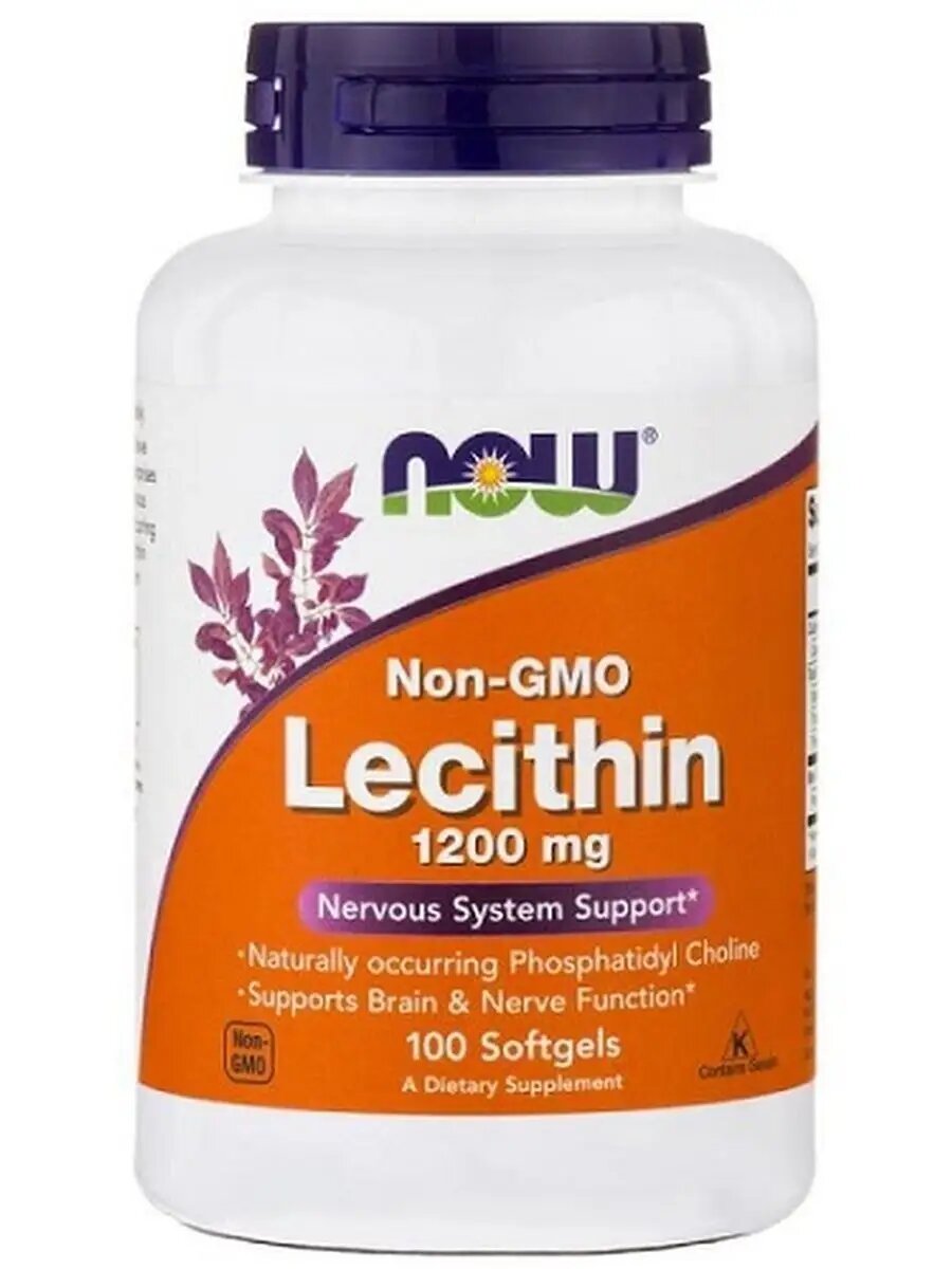 Лецитин Non-GMO Lecithin 1200 mg