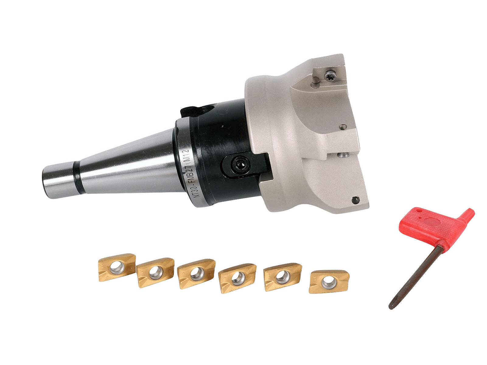 Фреза AnroKey 400R80-27 NT30-FMB27, торцевая, диаметр хвостовика 27 мм, диаметр 80 мм