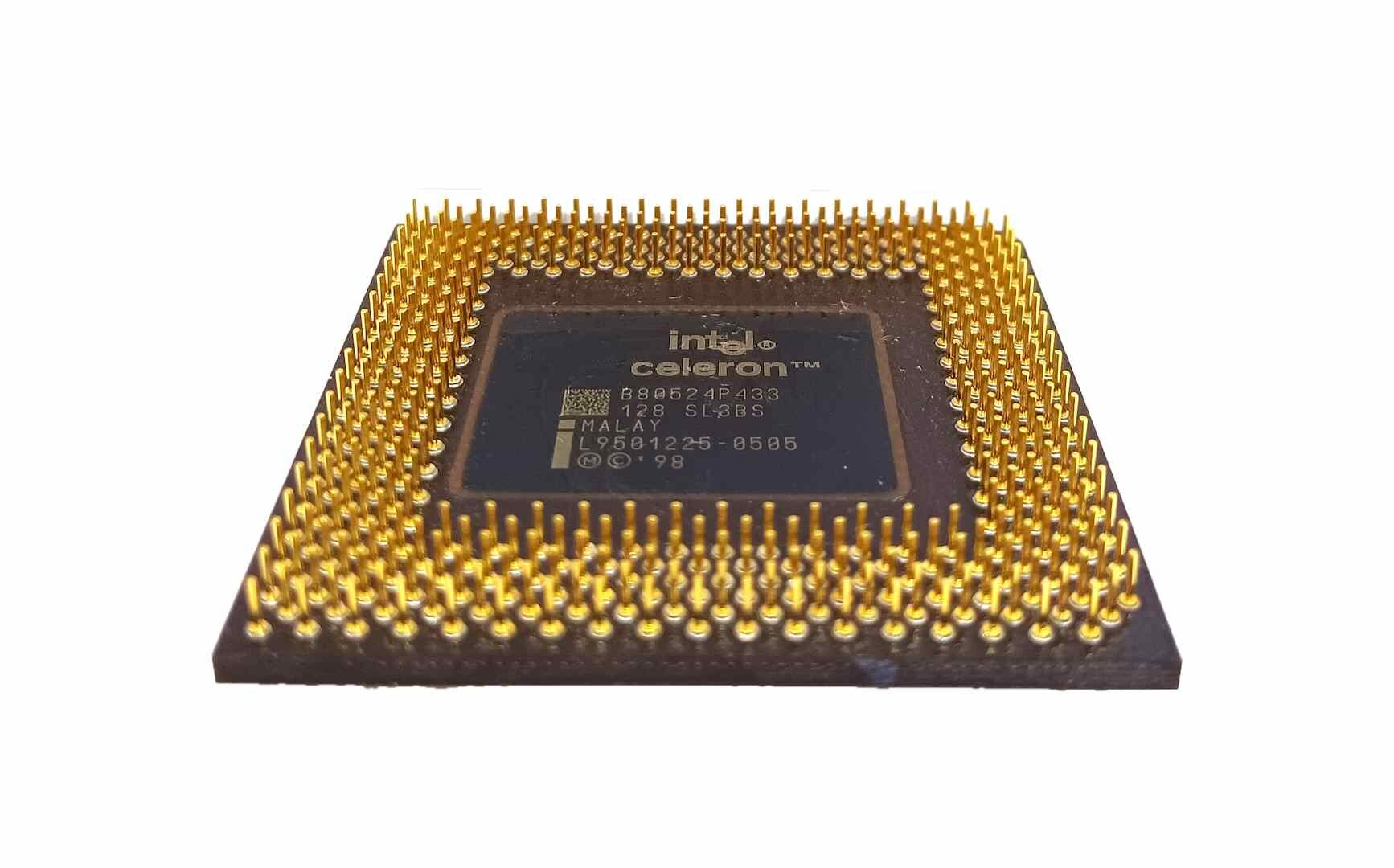 Процессор Intel Celeron SL3BS PGA370 433 МГц — фото 1