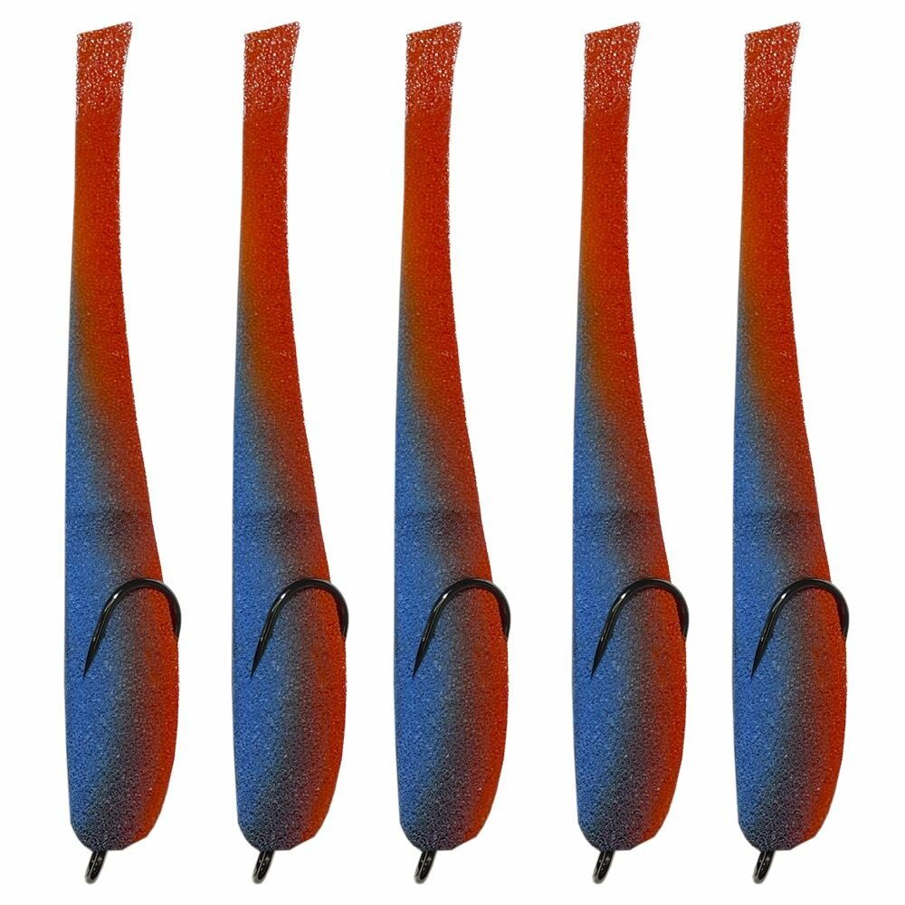 Поролоновая рыбка 12см (набор 5шт) с двойником