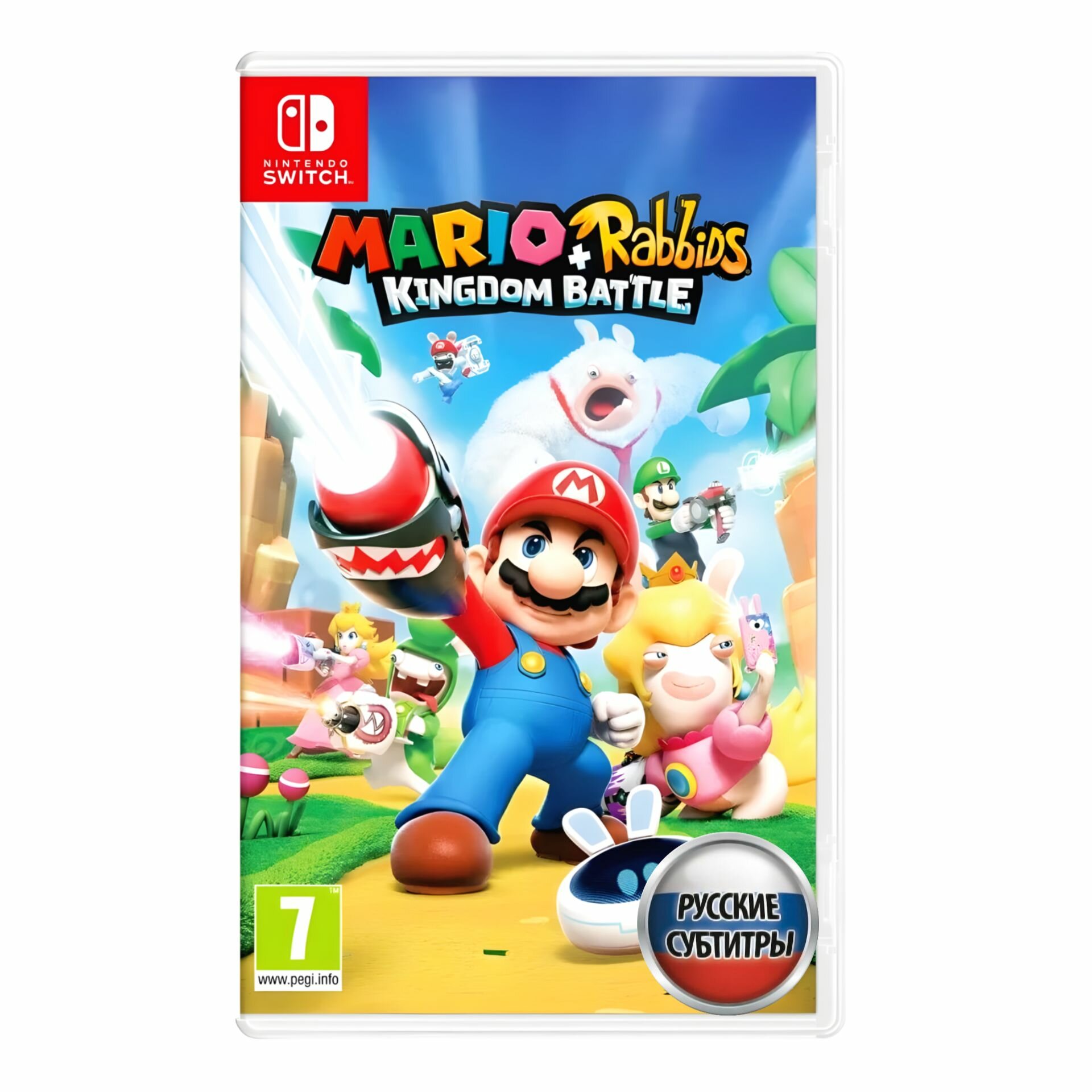 Игра Mario + Rabbids Kingdom Battle (Nintendo Switch, Русские субтитры)