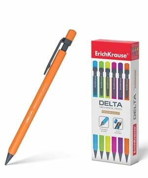 Карандаш механический Er.Krause Delta 0,5 мм 22004 желтый корпус . Комплект из 12 карандашей