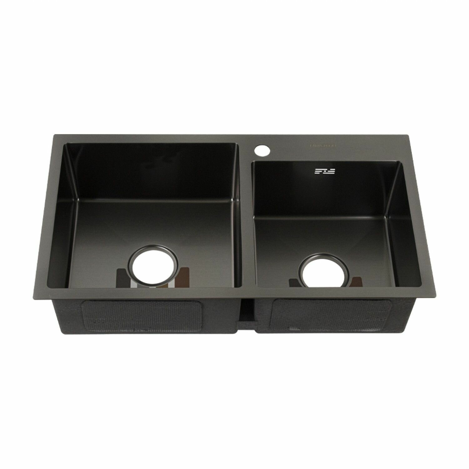 Мойка двойная FABIA PROFI 78433G врезная 78х43