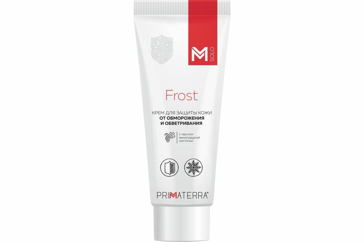 Крем для защиты кожи от обморожения и обветривания TM Primaterra M Solo Frost туба 100 мл 8912