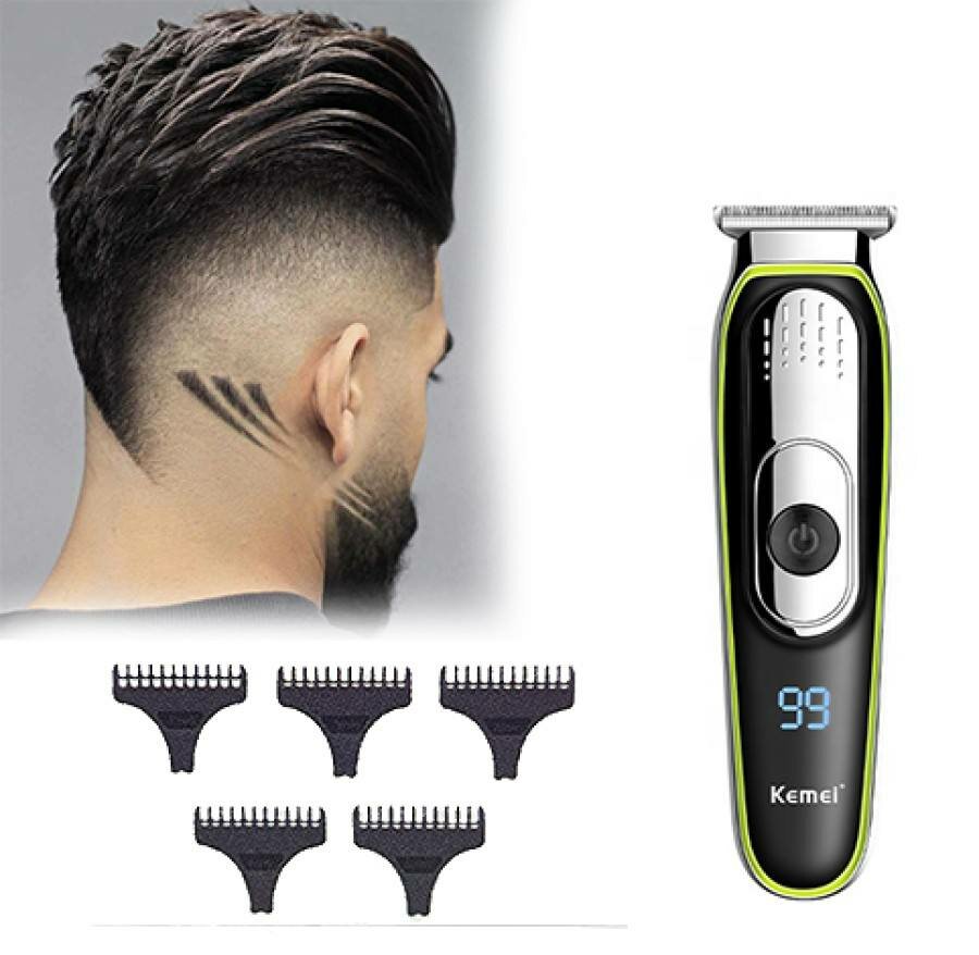 Триммер VGR Geemy GM-6667, нержавеющая сталь, быстрая зарядка