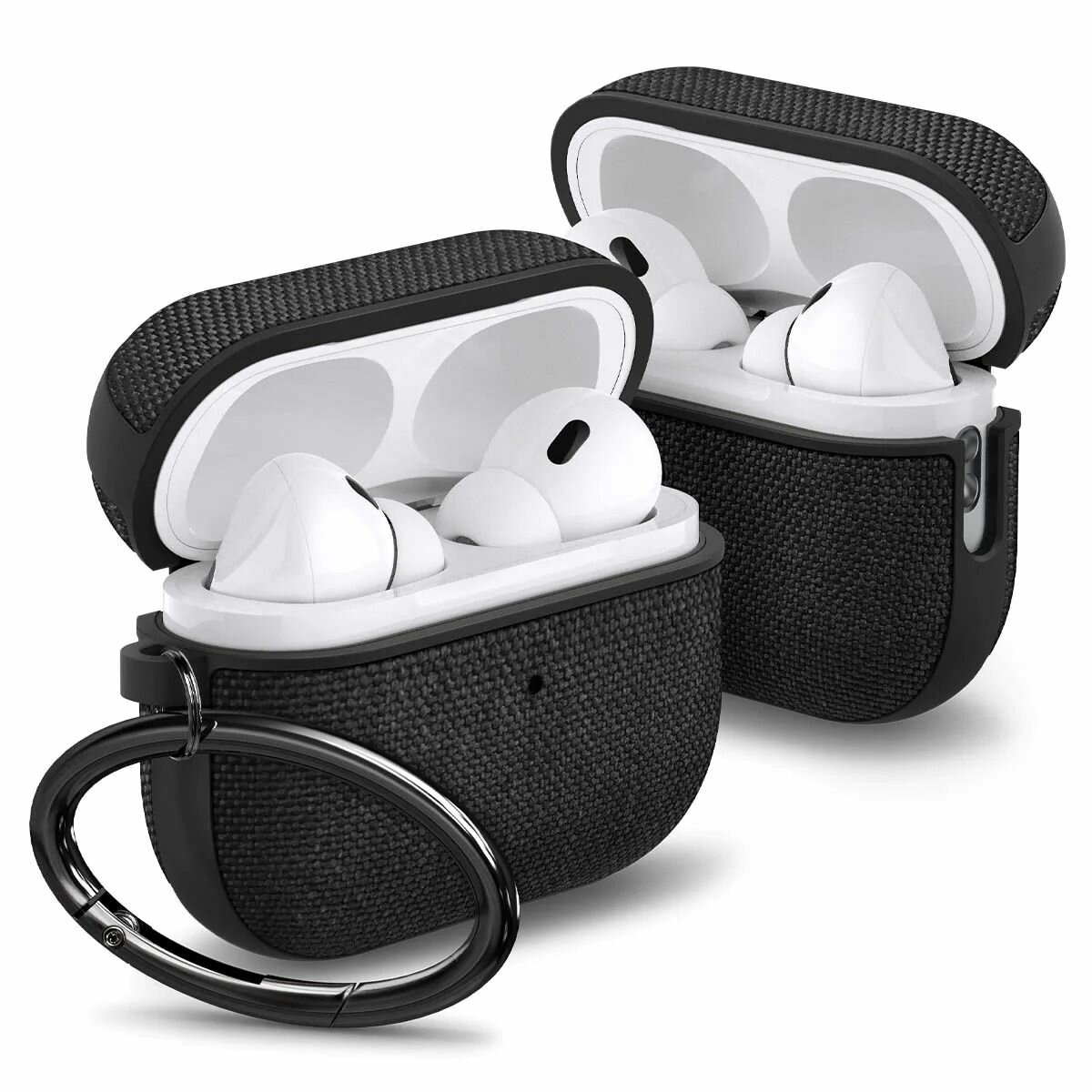 Чехол Spigen на Apple AirPods Pro 2/1 (ACS05483) Urban Fit / Спиген Чехол для Эпл Аир Подс Про Противоударный, Черный