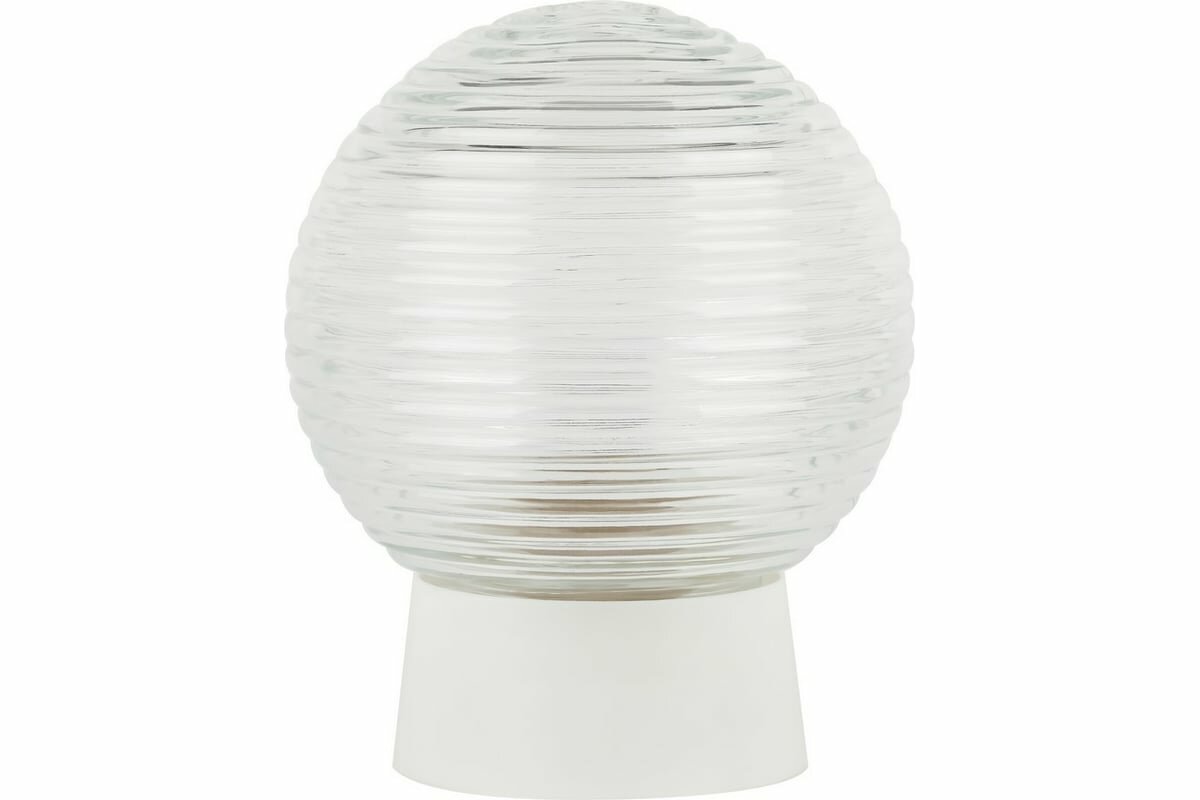 ЭРА Светильник НБП 0160004 с прямым основанием Гранат стекло IP20 E27 max 60Вт D150 шар, Б0052008