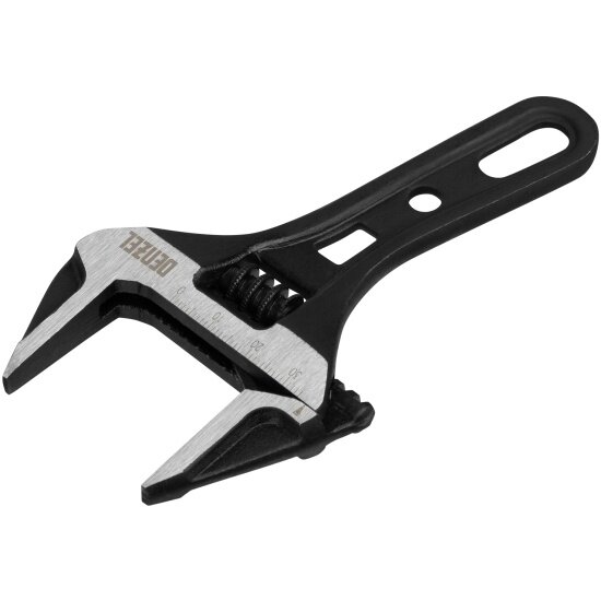 Denzel Ключ разводной 135 мм, CrV, кованый, укороченная рукоятка, , 15752