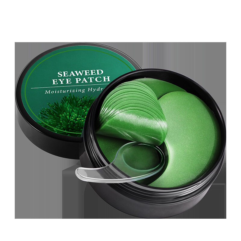 OPOSi экстракт из морских водорослей увлажняющая подглазная патч гидролизованный коллаген зеленая подглазная маска косметика для ухода за кожей [60 штук/72 коробки/144 коробки] зеленая подглазная маска